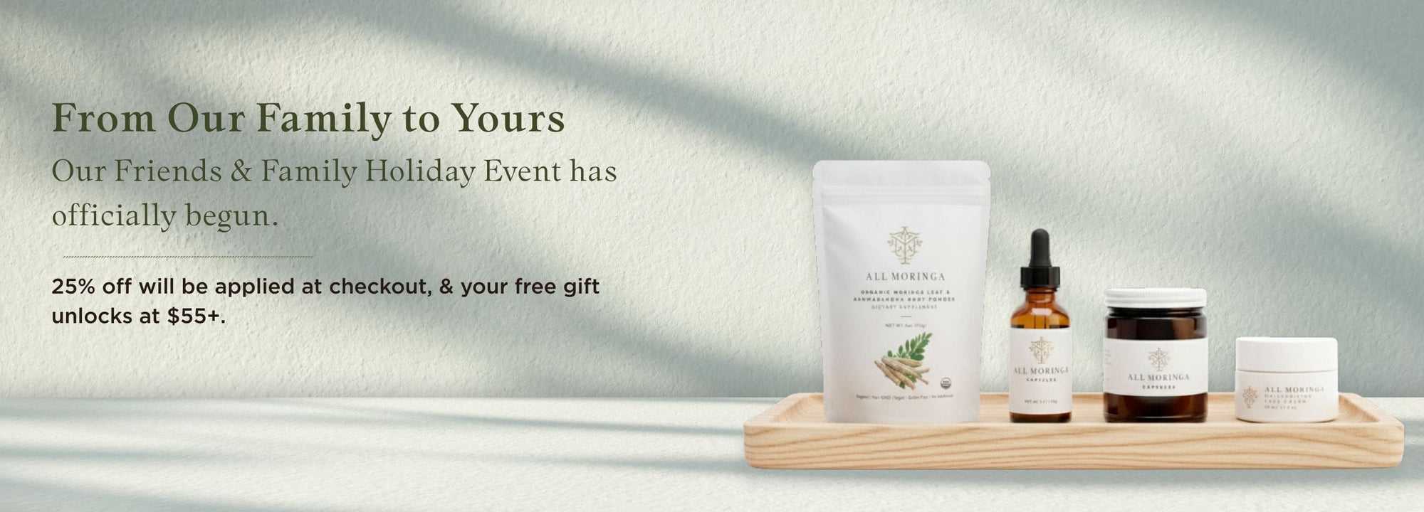 All Moringa Friends & Family Holiday Event