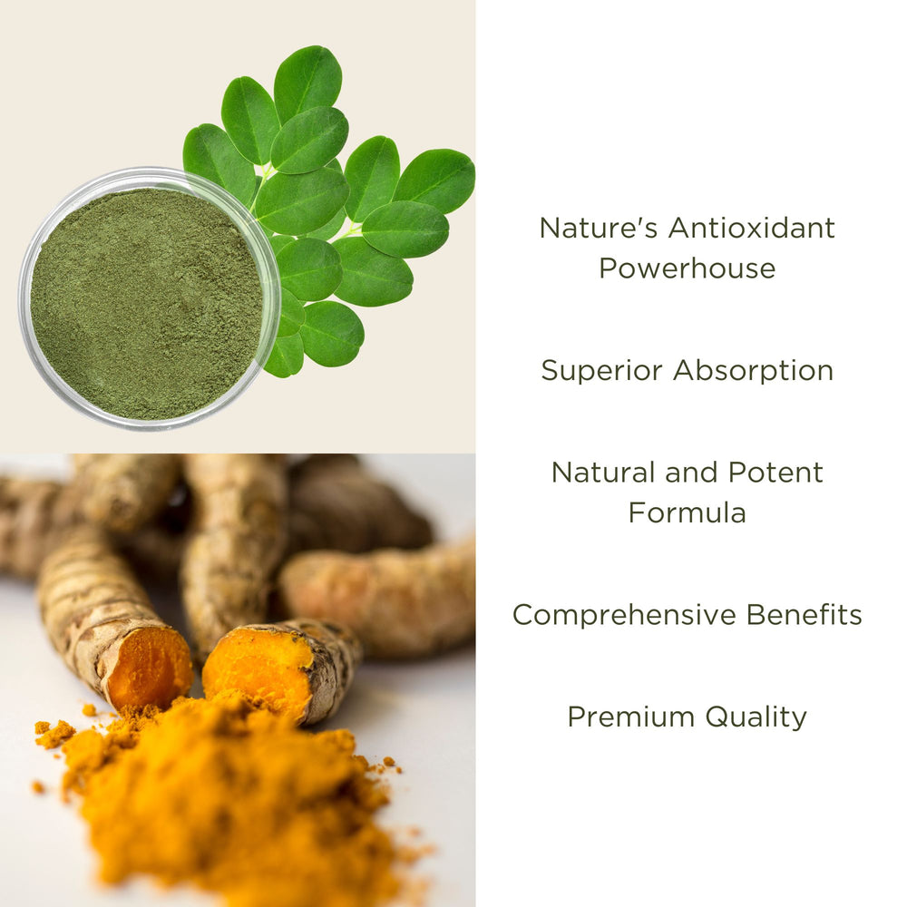Moringa, Turmeric & Black Pepper Capsules – Anti-Inflammatory Superfood