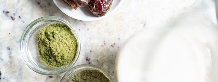 Vegan Iced Matcha-Moringa Latte Recipe | Energize with All Moringa ...