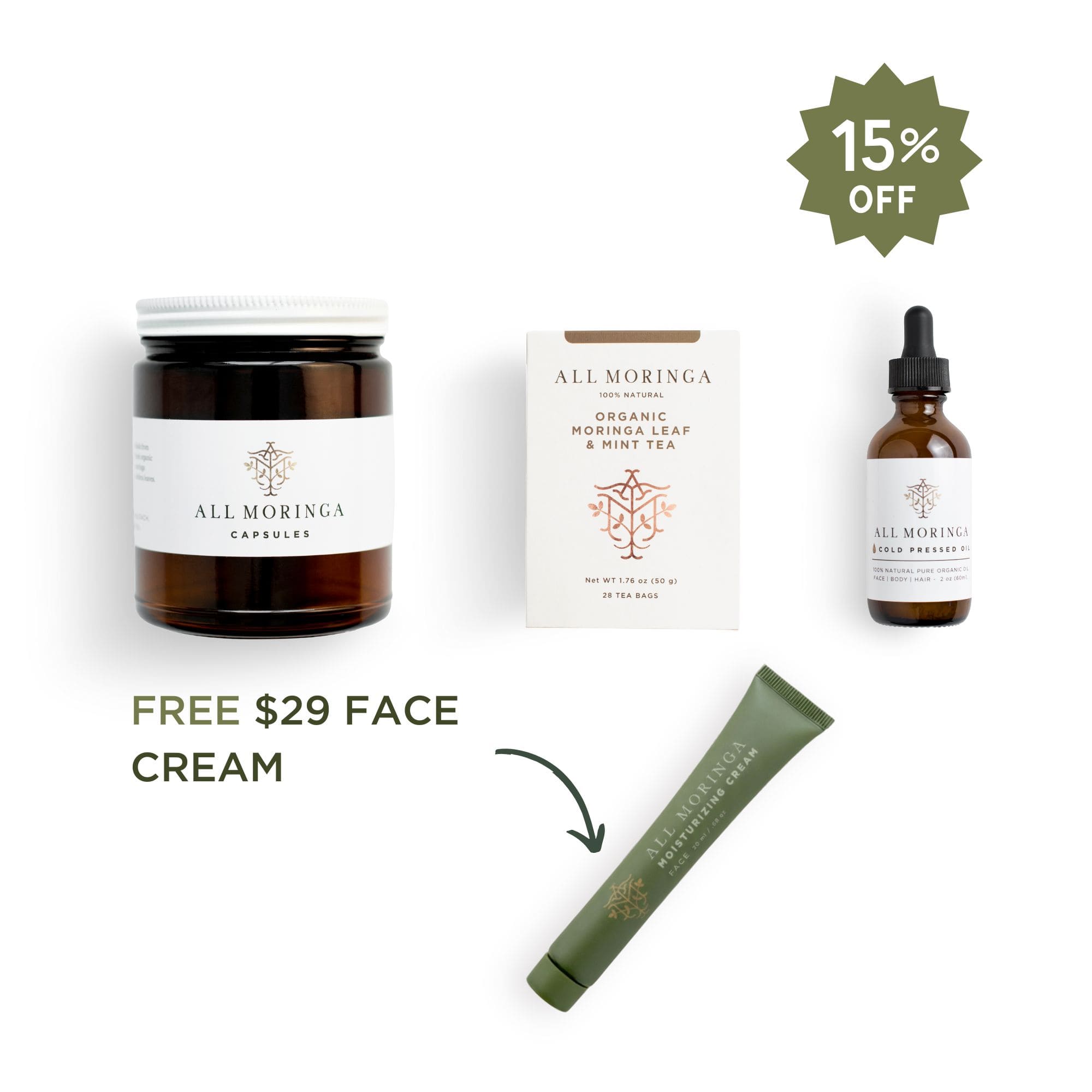 Moringa postpartum & Breastfeeding Support Kit for Mothers and Babies