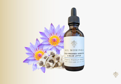 Organic Moringa Seed Oil with Blue Lotus | Organic Ritual Oil