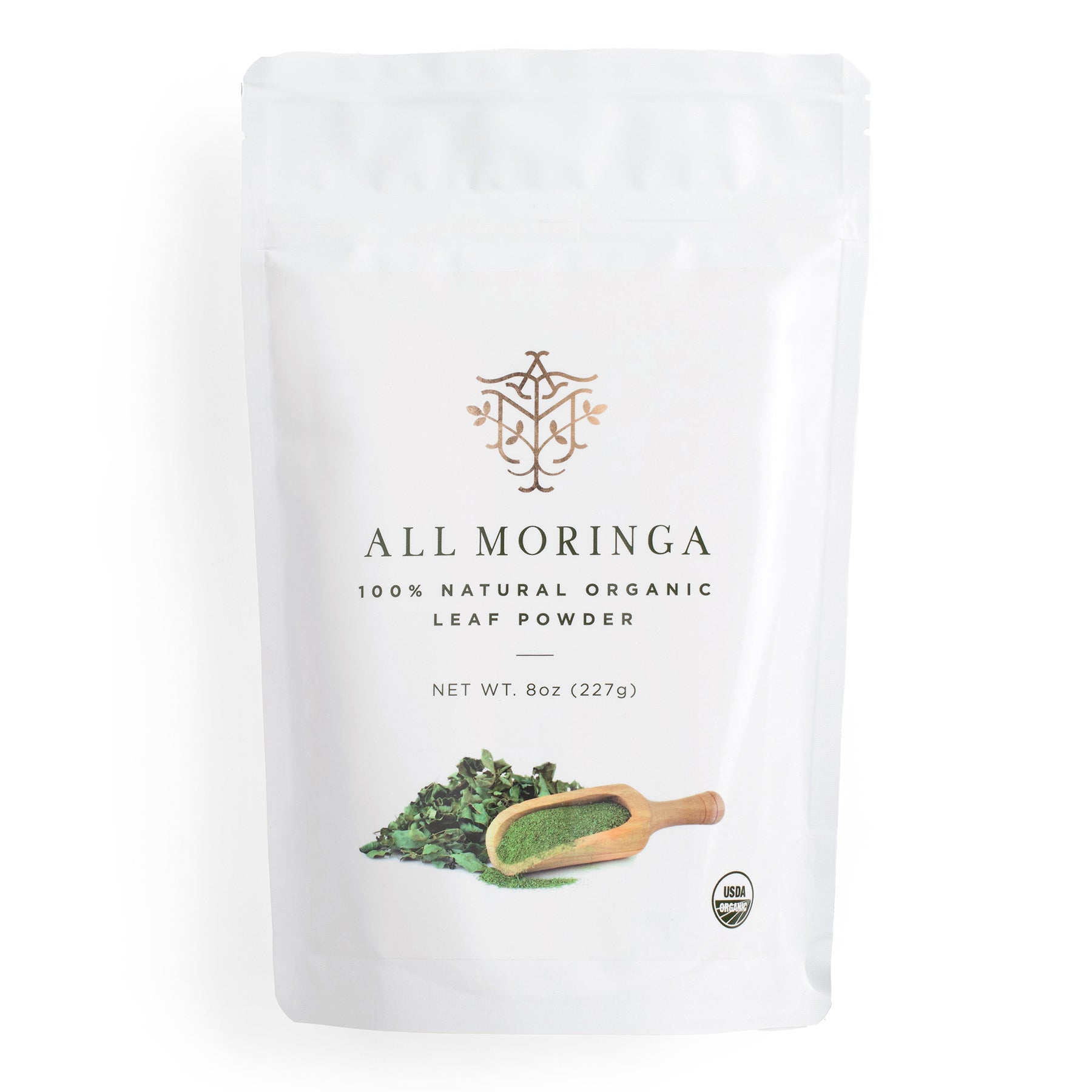 Organic Moringa Powder 100% Pure Non-GMO | All Moringa